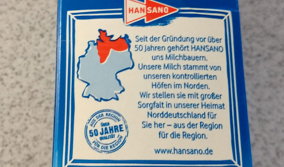 Hansano - Haltbare Weidemilch 0,5% - Alle Infos